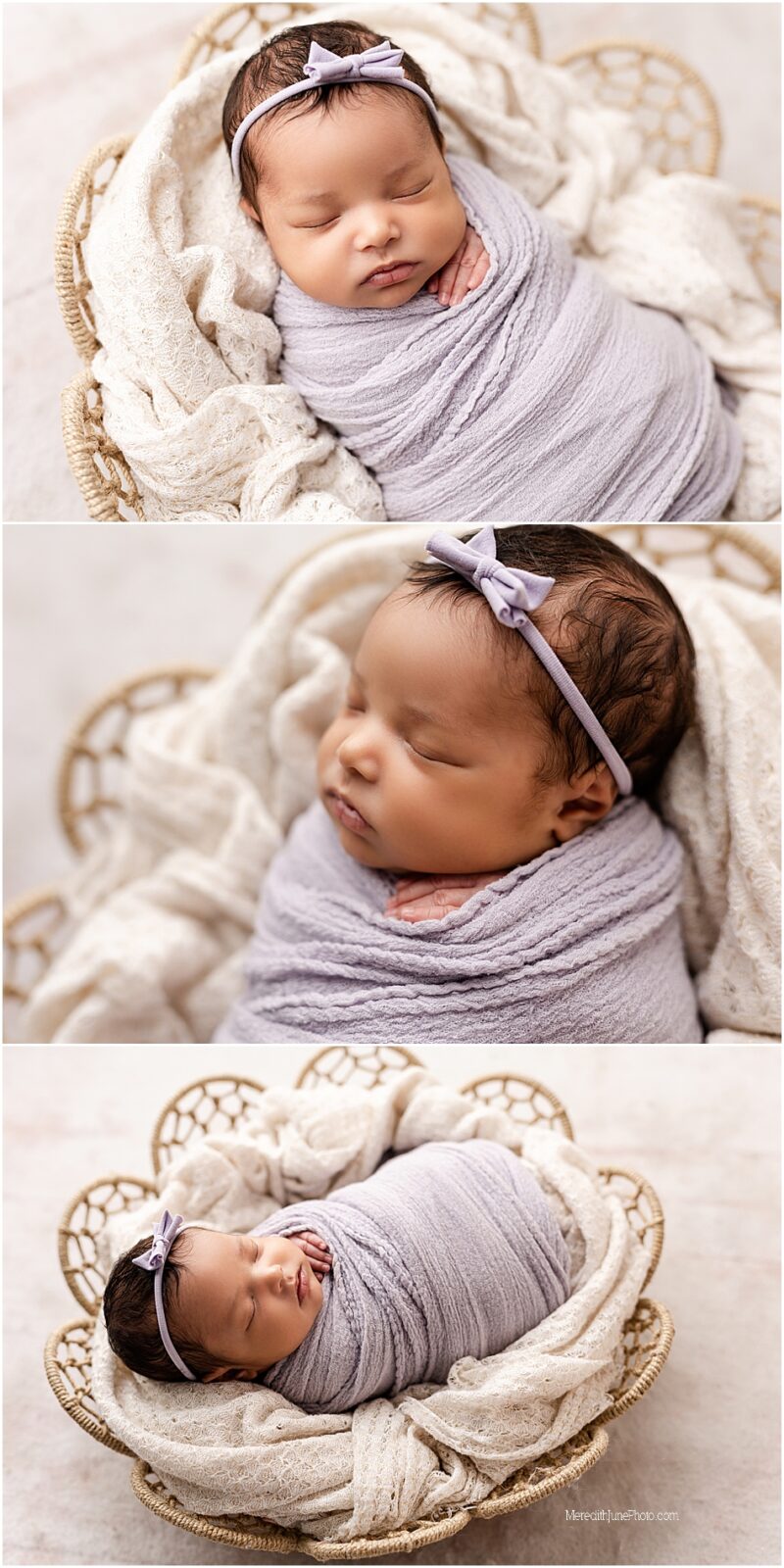Beautiful Newborn Baby Girl | Bright White Newborn Session